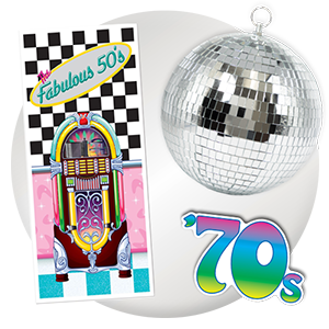 Decade Party Decorations | Roaring '20s, Disco '70s, & More – Windy ...