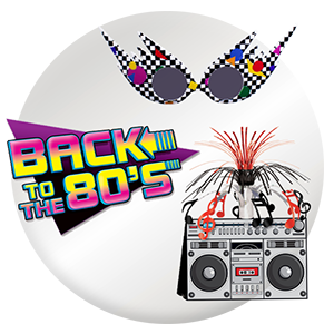 80s Theme Party Decorations, Supplies, Favors, & Accessories – Windy ...