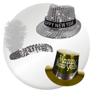 New Year's Eve Party Hats in Bulk | New Year's Headwear – Windy City ...