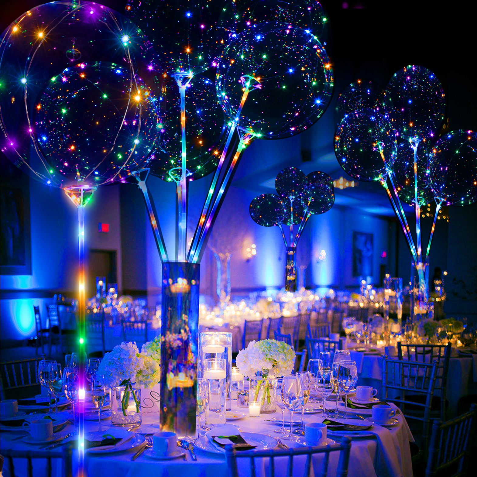Light Up LED Balloons | Glow in the Dark Balloons – Windy City Novelties