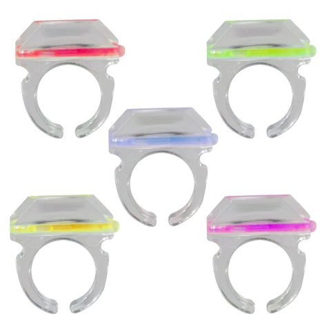 Assorted Glow Rings - 5 pack – Windy City Novelties