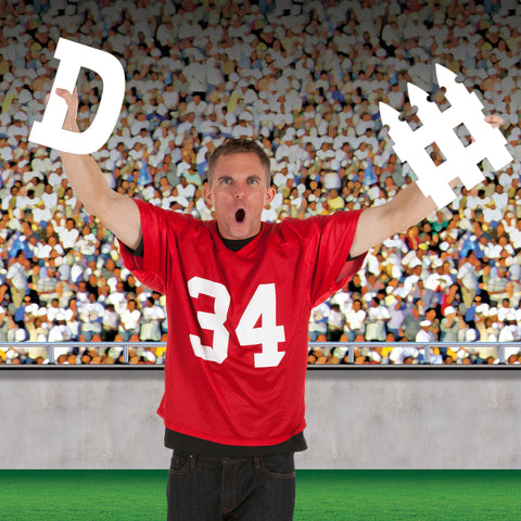 NFL D-Fence Signs for Football | D and Fence Cutouts – Windy City Novelties