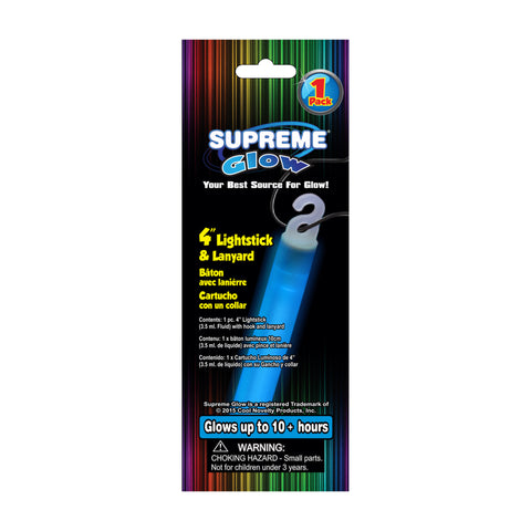 Blue Glow Stick-4"-Retail Pack – Windy City Novelties