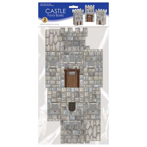 Castle Favor Boxes-3 Per Unit – Windy City Novelties