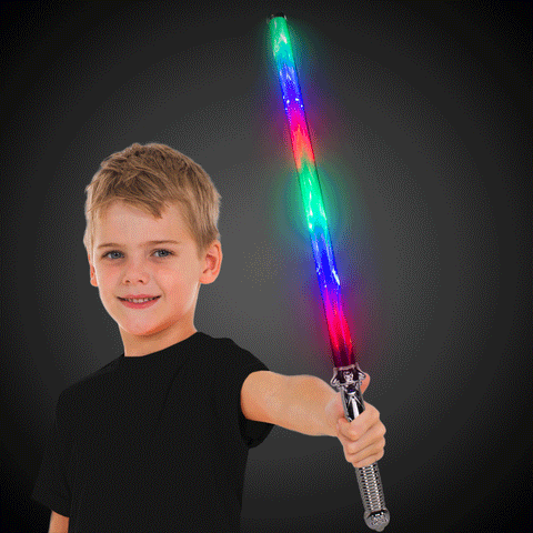 LED Rainbow Strobing Sword – Windy City Novelties
