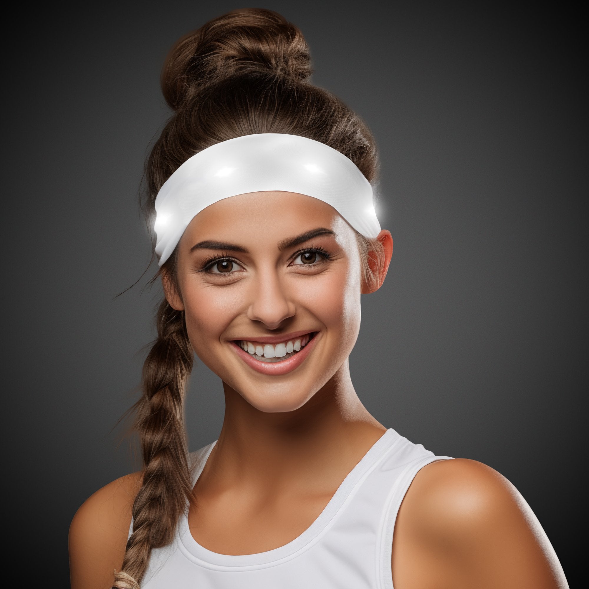 LED White Fabric Headband – Windy City Novelties