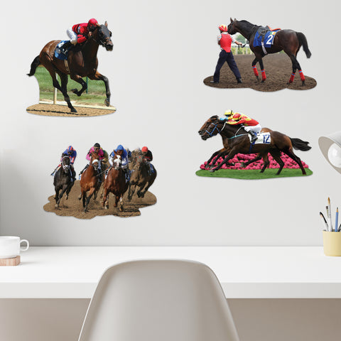 Horse Racing Cutouts-4 Per Unit – Windy City Novelties