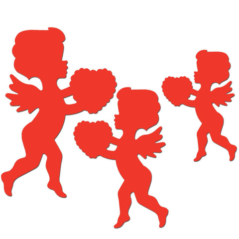 Cupid Cardboard Cutouts - 6 Pack | Cupid Decorations – Windy City Novelties