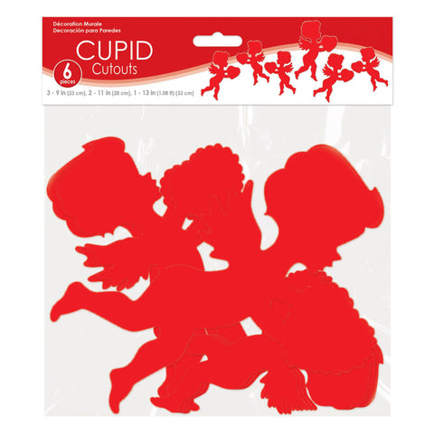Cupid Cardboard Cutouts - 6 Pack | Cupid Decorations – Windy City Novelties