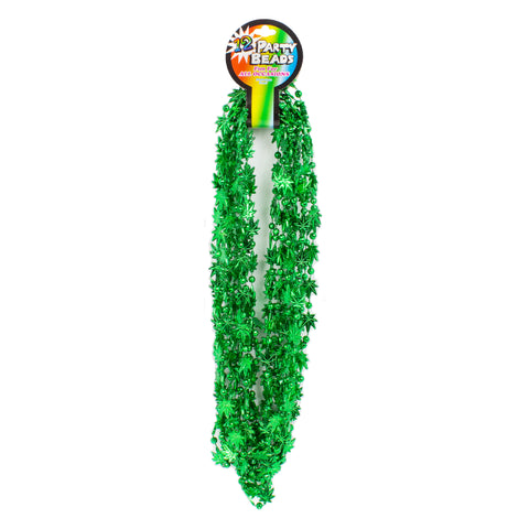 Mini Weed Leaves 33" Bead Necklaces – Windy City Novelties