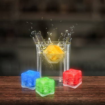 Light Up Ice Cubes Bulk | LED Ice Cube Lights for Drinks – Windy City ...