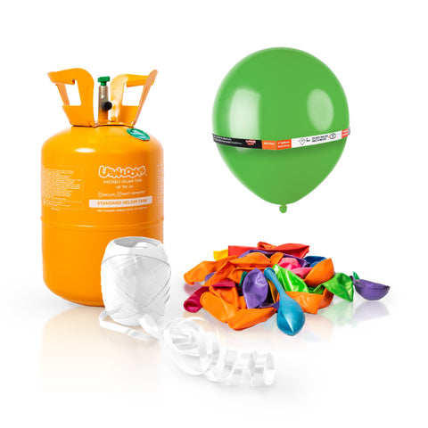 Standard Helium Party Kit | Tank, Balloons, Ribbon – Windy City Novelties