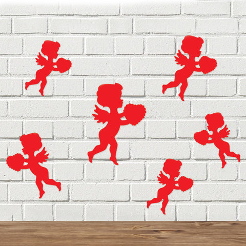 Cupid Cardboard Cutouts - 6 Pack | Cupid Decorations – Windy City Novelties