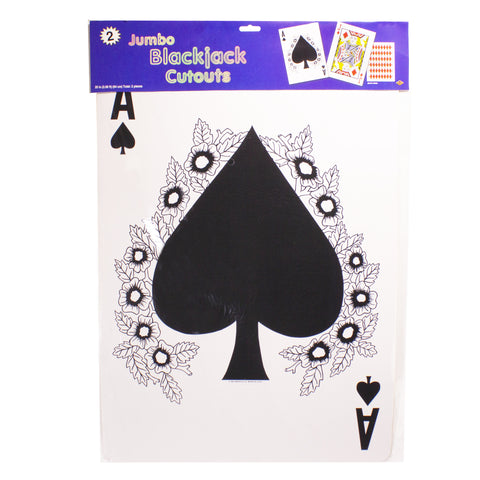 2 Pack Giant Playing Cards Cutouts | Windy City Novelties