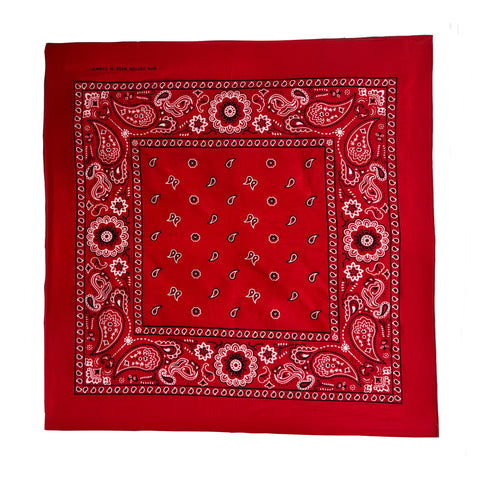 Red Cotton Paisley Bandanas | Bandanas for Sale in Bulk – Windy City ...