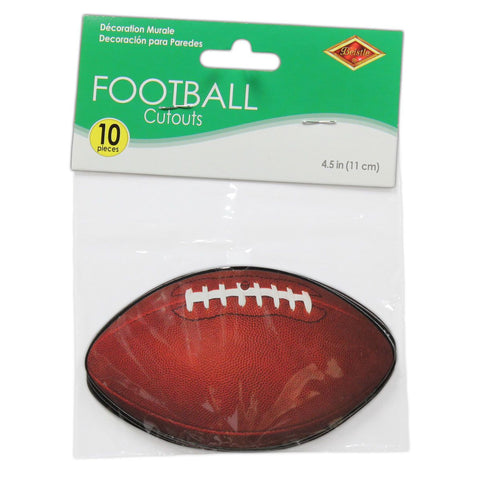 Mini Football Cutouts – Windy City Novelties