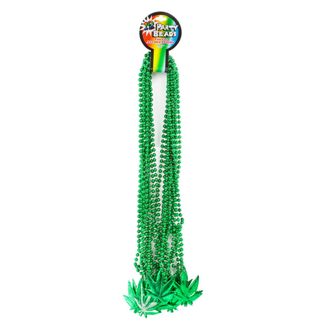 Weed Leaf 33" Bead Necklaces – Windy City Novelties
