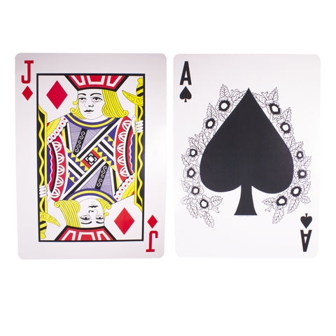 2 Pack Giant Playing Cards Cutouts | Windy City Novelties
