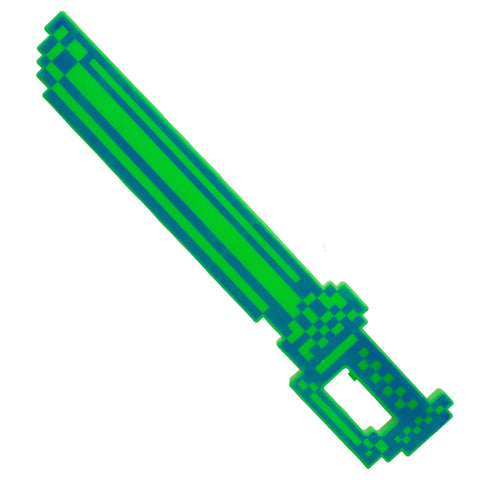 LED Green Mosaic Wave Pixel Sword – Windy City Novelties